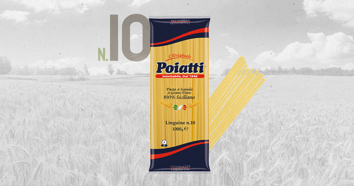 Linguine n.10 - Pasta Poiatti l'Originale, inimitabile dal 1946. 100% ...