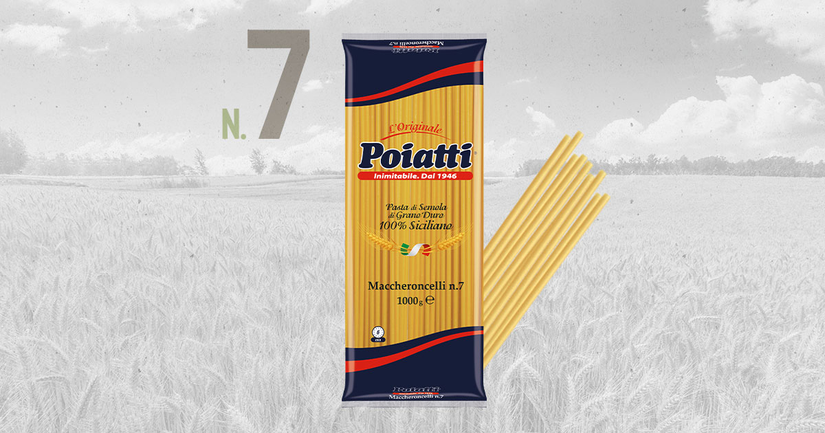 Maccheroncelli n.7 - Pasta Poiatti l'Originale, inimitabile dal 1946 ...