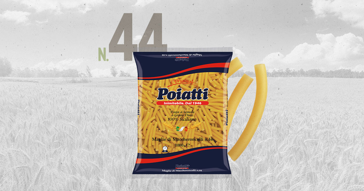 Maglie di Maccheroncelli n.44 - Pasta Poiatti l'Originale, inimitabile ...